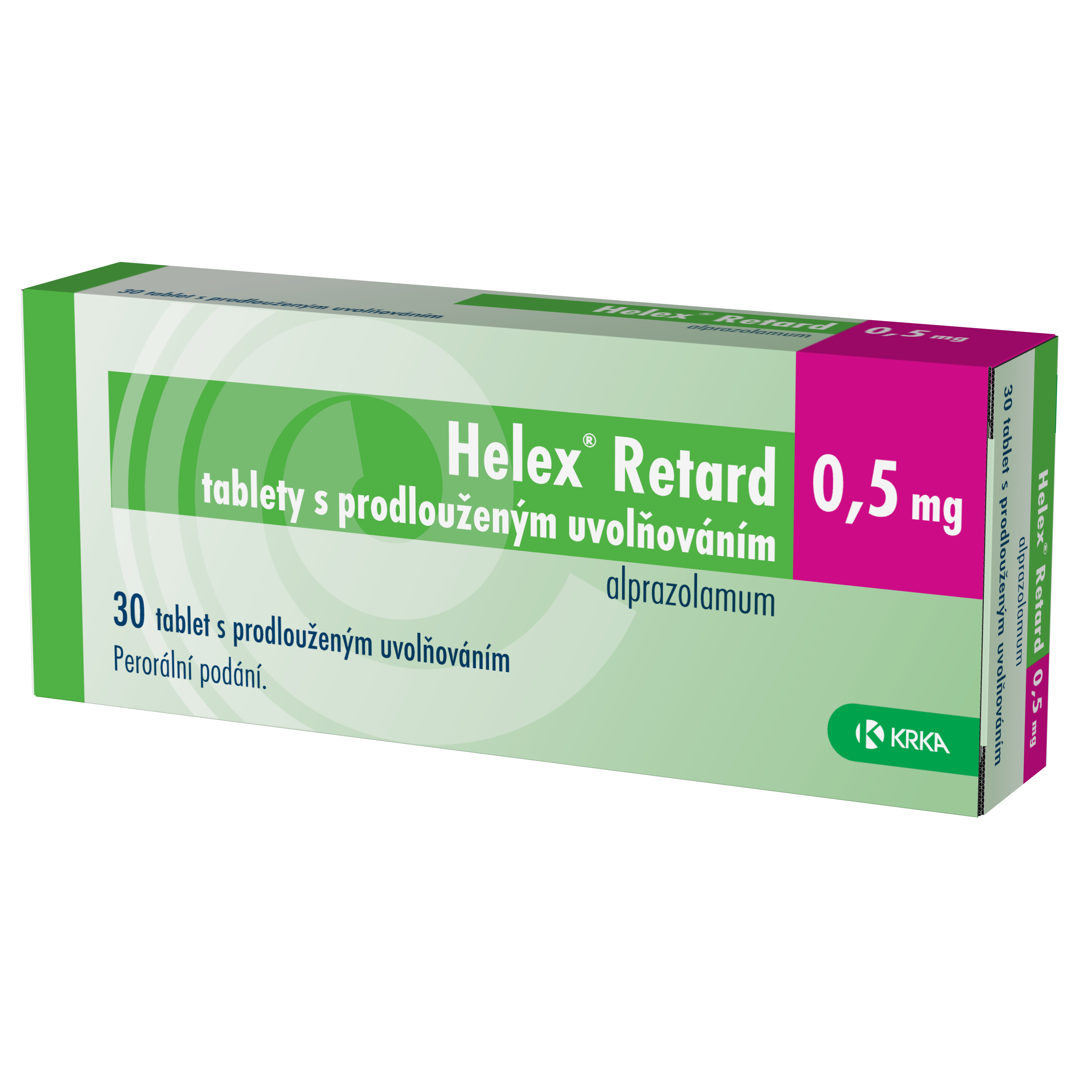 Helex Retard 0,5MG, tableta s prodlouženým uvolňováním | Krka