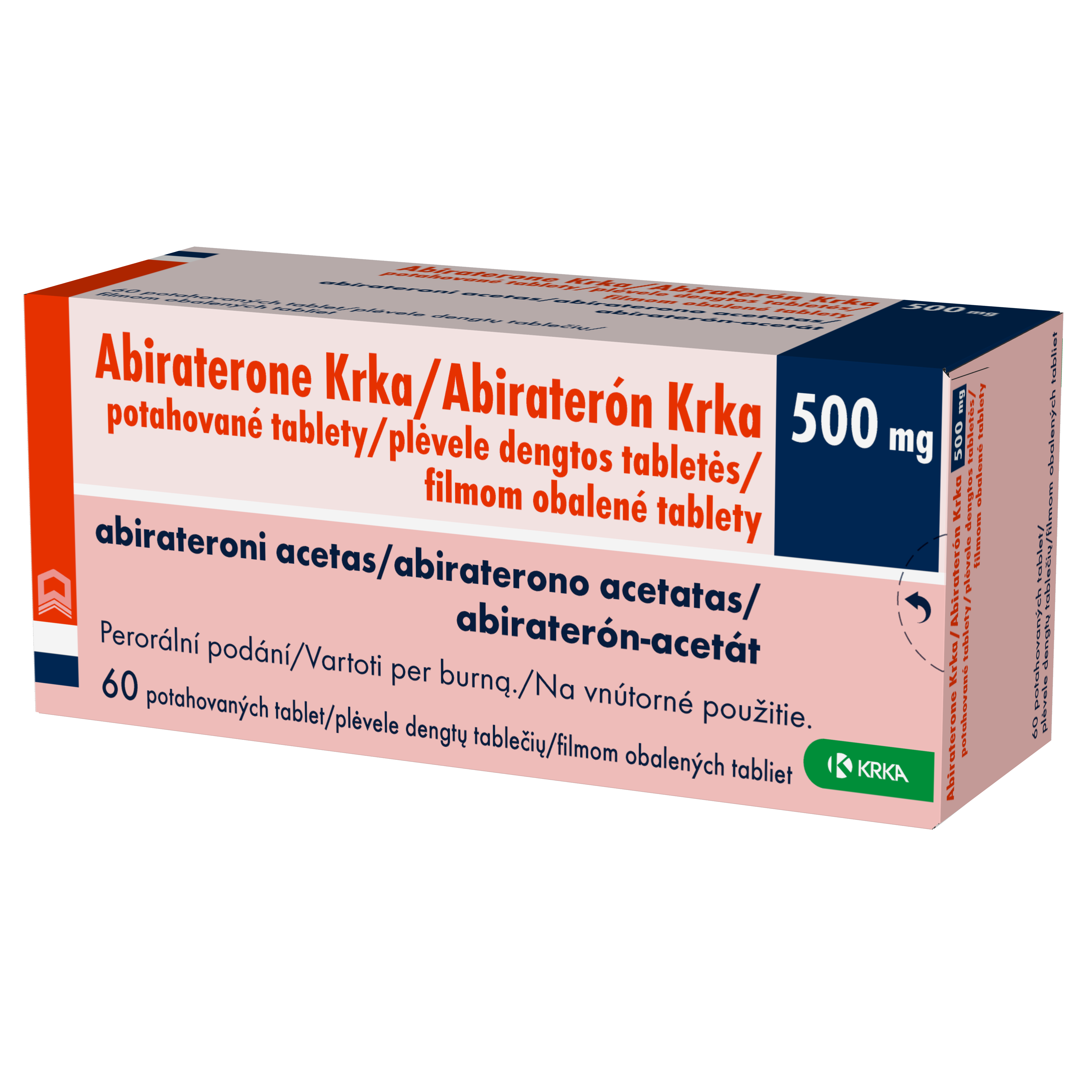 Abiraterone Krka 500MG, potahovaná tableta | Krka