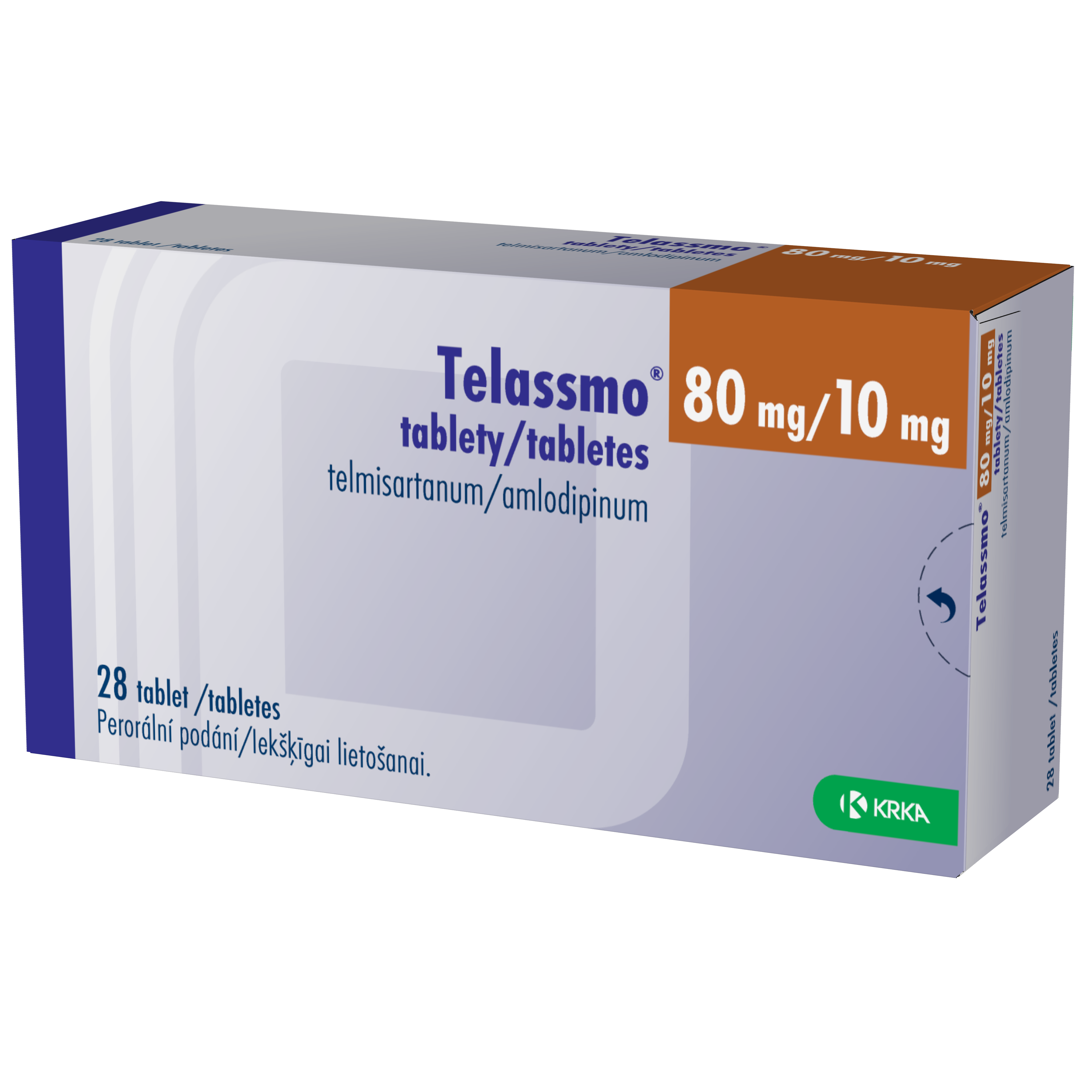 Telassmo 80MG/10MG, tableta | Krka